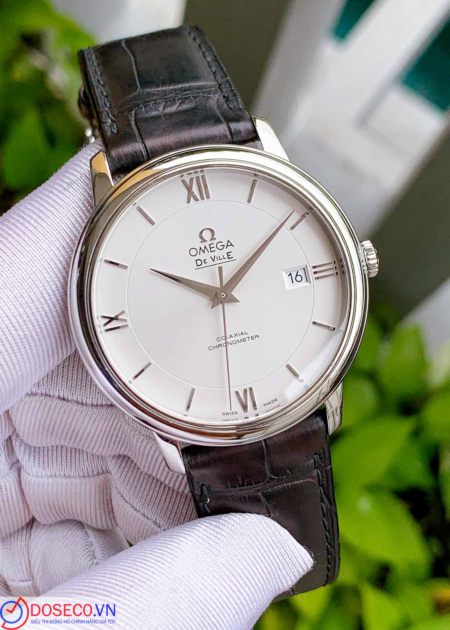 Omega De Ville Prestige Co-Axial 424.13.40.20.02.001 42413402002001 Used